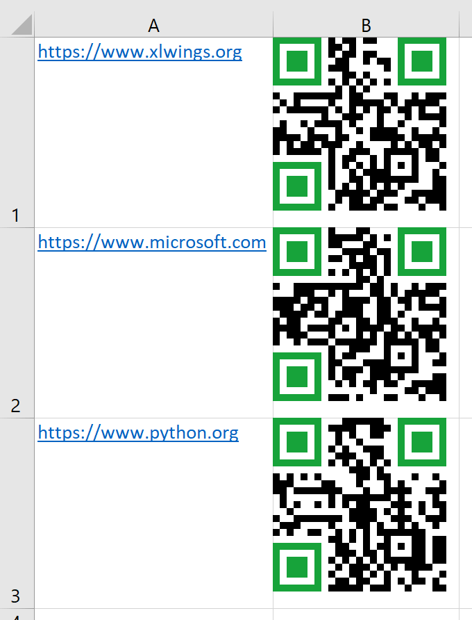 Bulk Create Qr Codes In Excel With Python